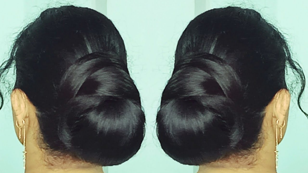 Latest Juda Hairstyle ! juda hairstyle for Saree !cute Wedding ...