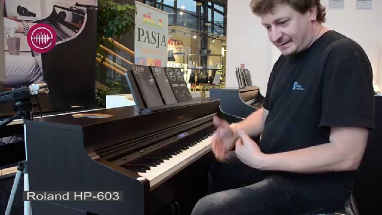 Roland HP 603 demo trailer - zapowiedź wideo-testu - YouTube