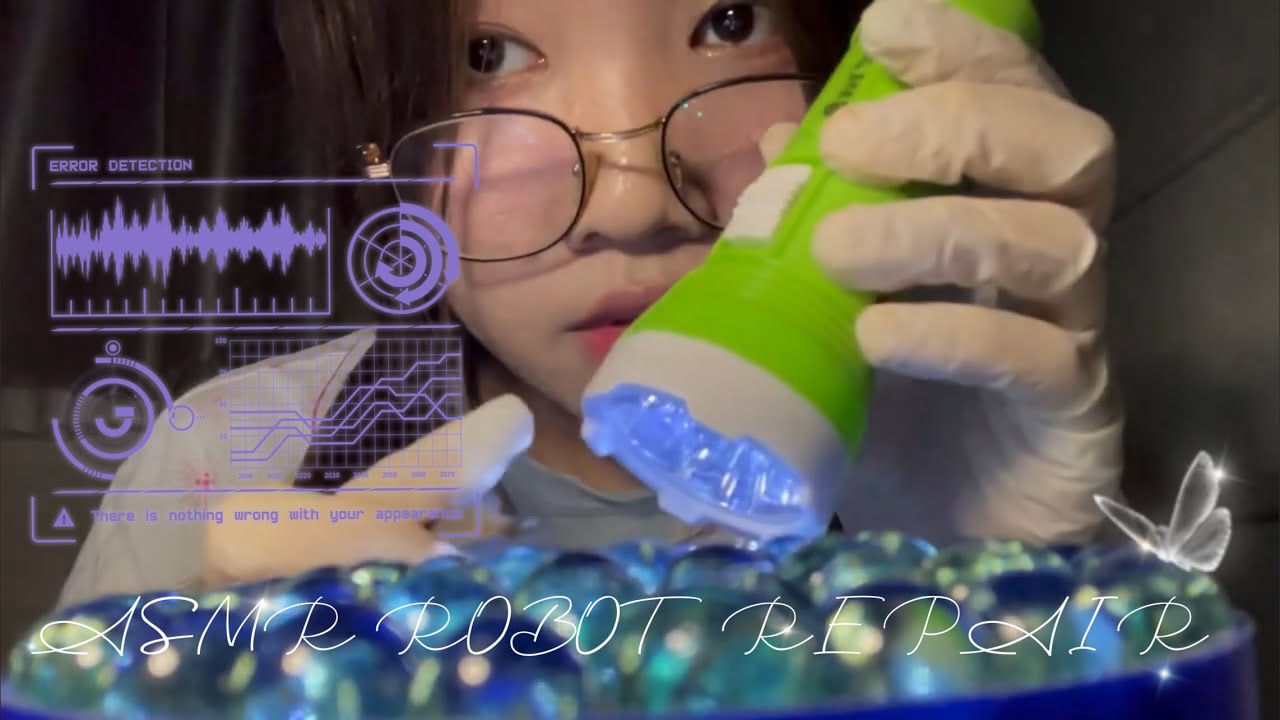 ASMR ROBOT REPAIR // FIXING YOUR BRAIN 🤖 - YouTube
