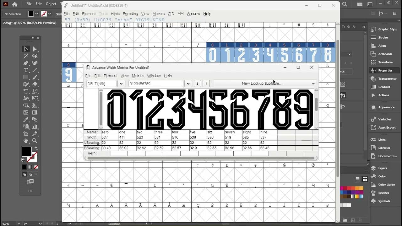 TUTORIAL CARA MEMBUAT FONT MENGGUNAKAN FONTFORGE #FONT #FONTFORGE #tutorial - YouTube