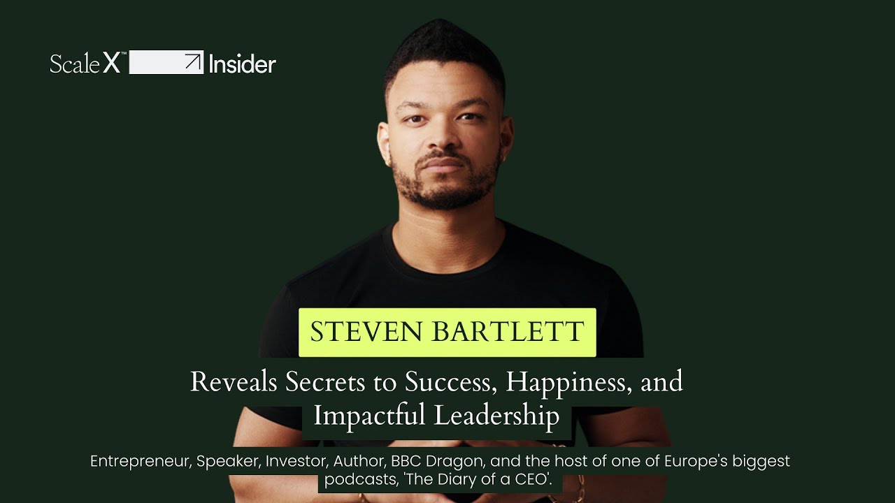 Steven Bartlett Reveals Secrets to Success, Happiness, and Impactful ...