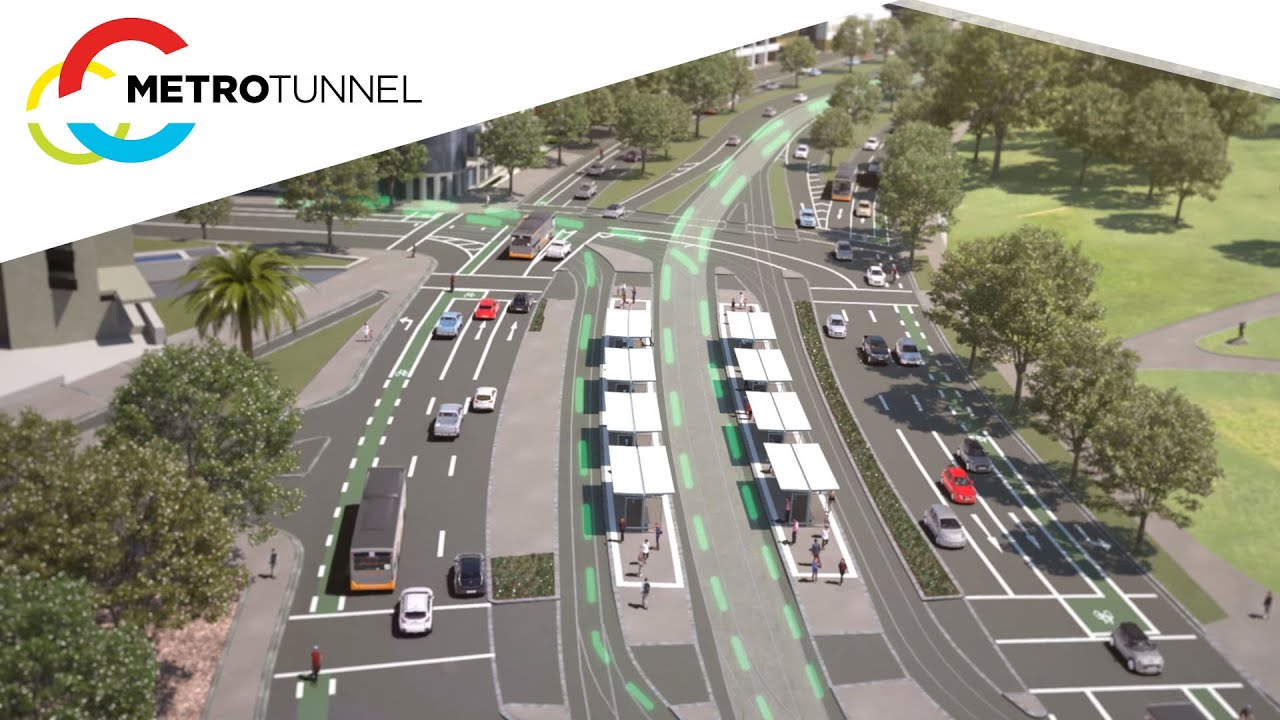 Metro Tunnel: St Kilda Road - YouTube