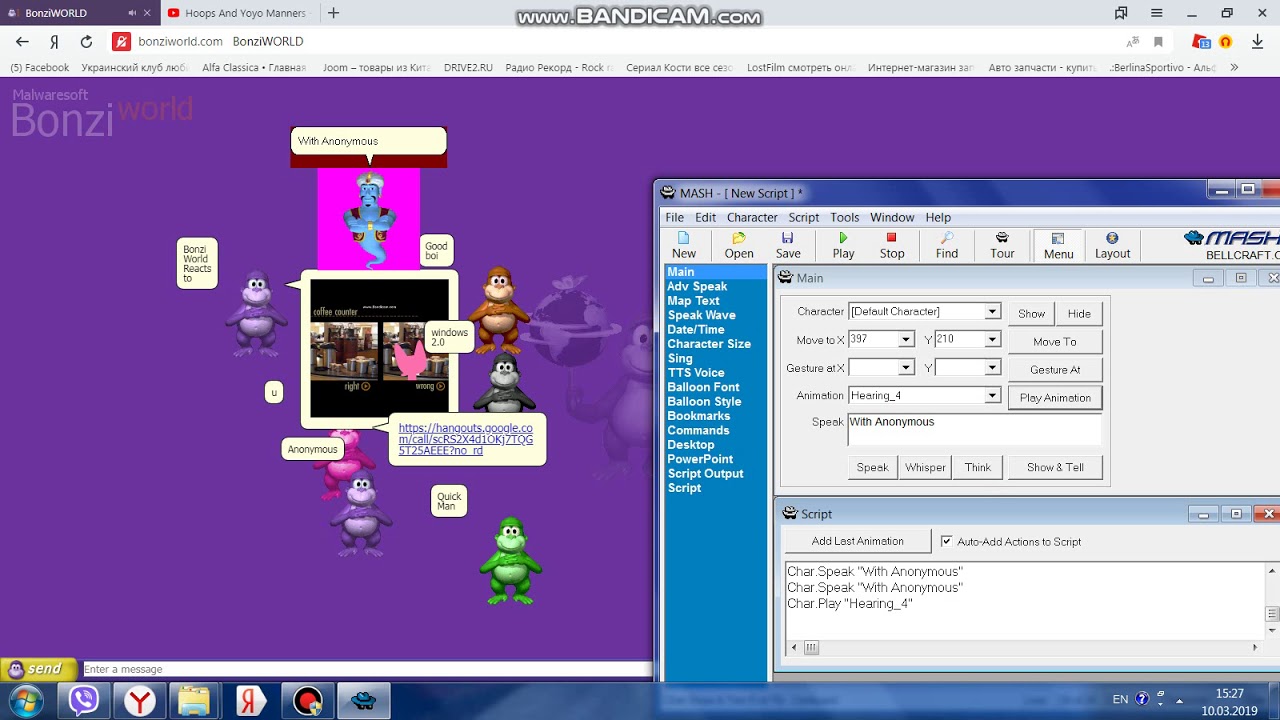 Bonzi World Reacts to Hoops and Yoyo Manners! (WITH GENIE) - YouTube