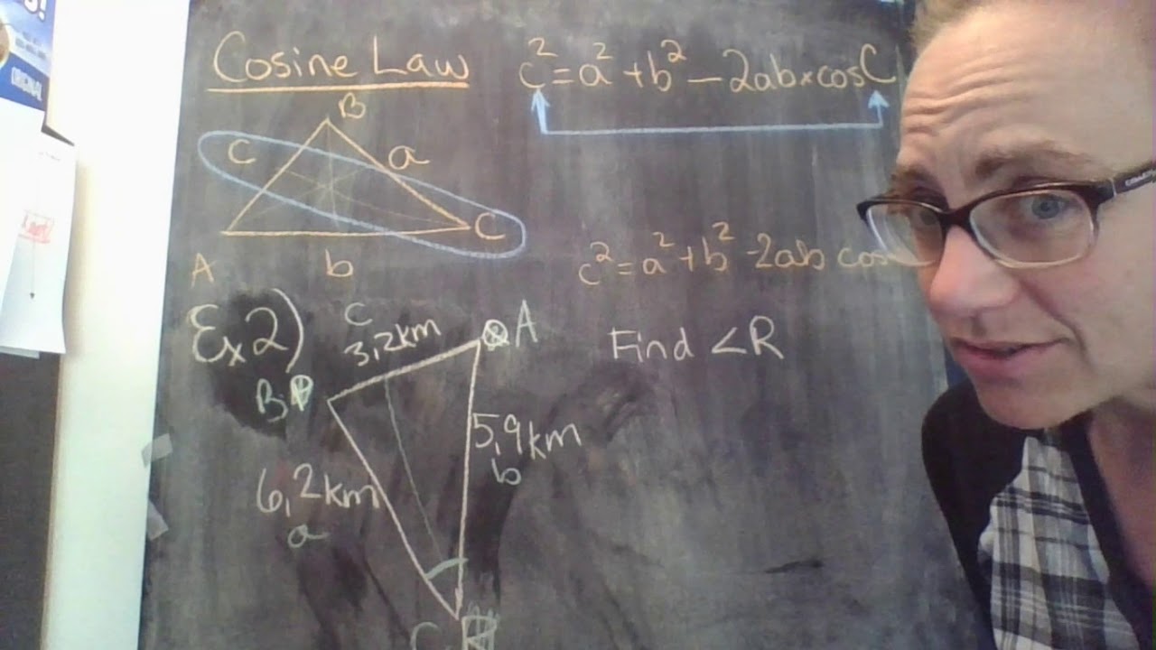 MCF3M Cosine Law - YouTube