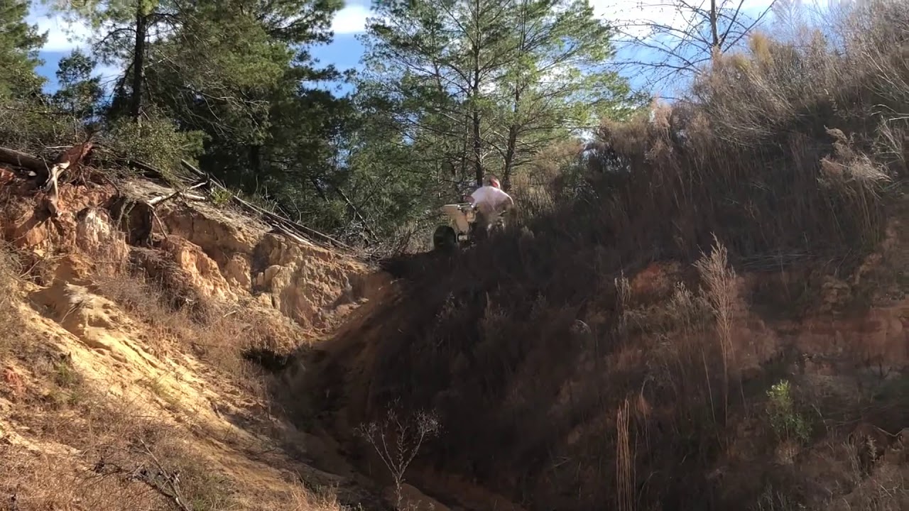 Hill climbing Florida Ocala national forest clay pit big scrub - YouTube