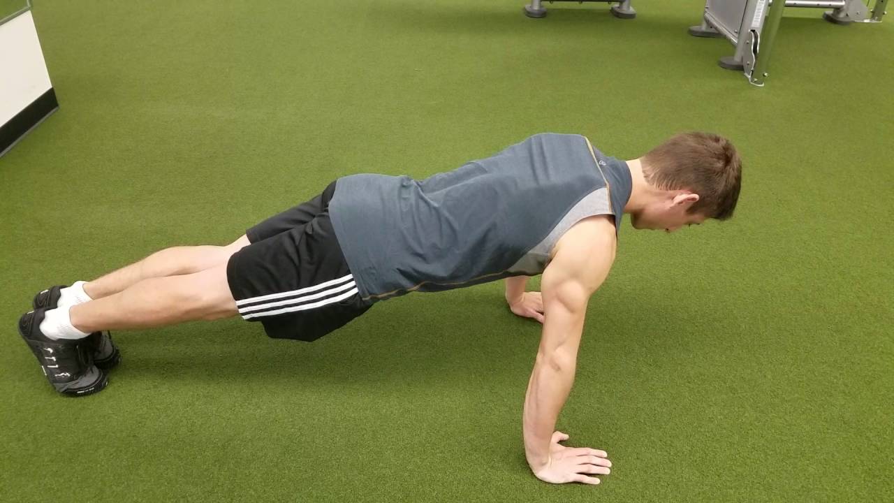 Scap Push-ups - YouTube