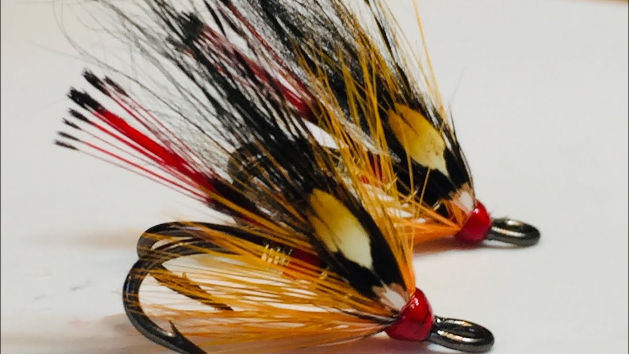 Tying a salmon/dollaghan fly, Firelight Variant - YouTube
