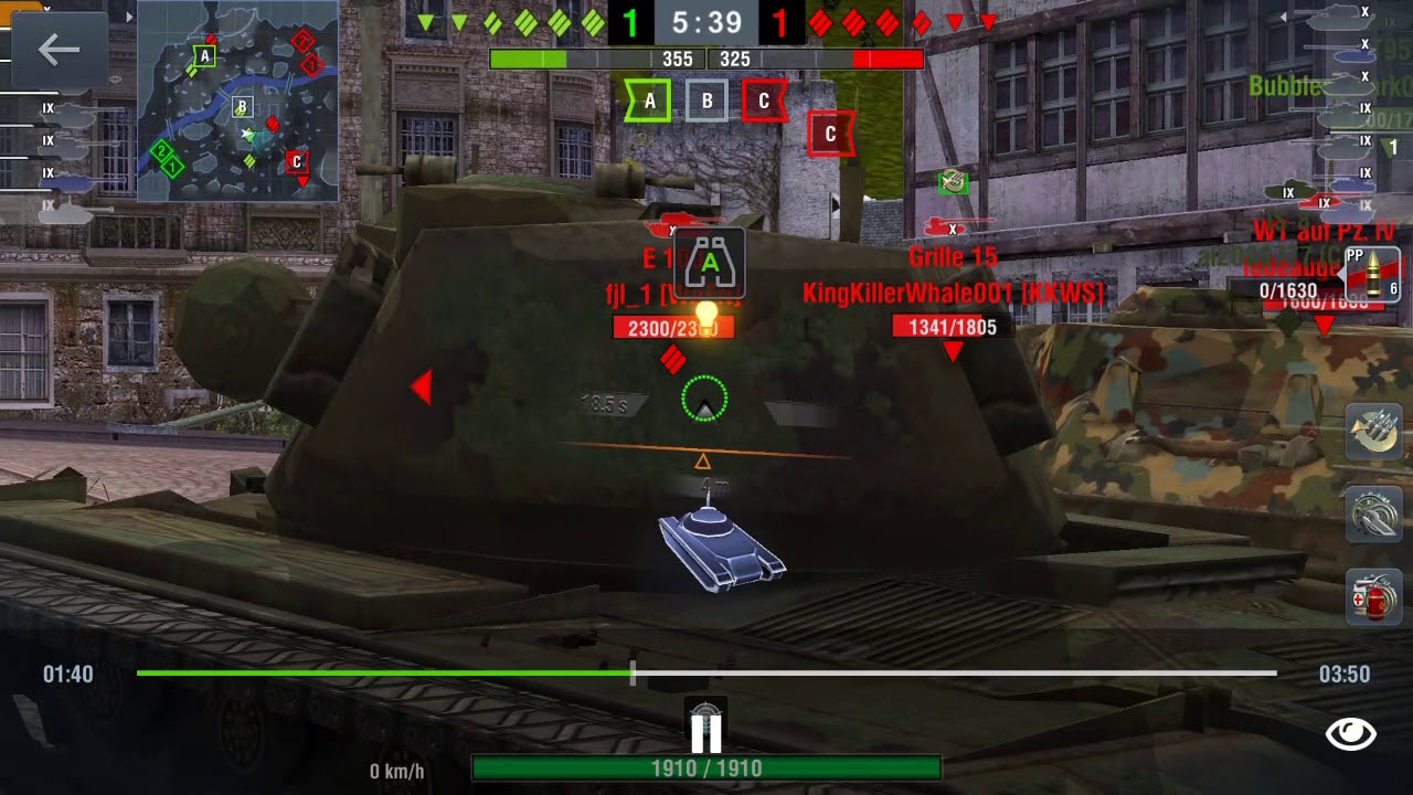 GAME PLAY FV183 WORD OF TANKS BLITZ - YouTube