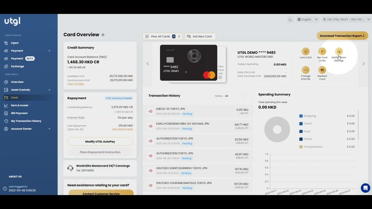 UTGL Trust Platform Demo - YouTube