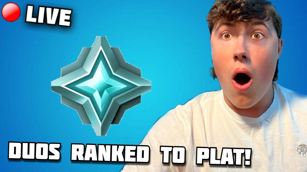 LIVE: Fortnite Ranked Games! Road to Plat! - YouTube