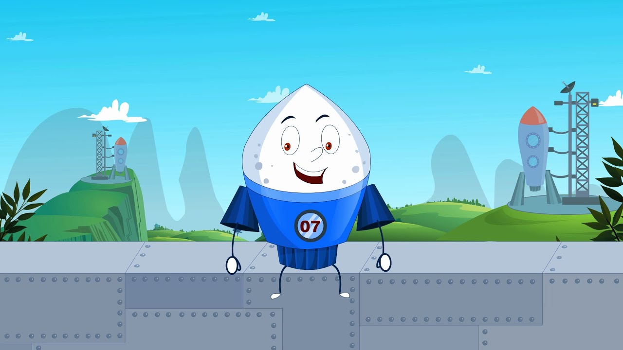 Humpty Dumpty | Kids Rocket | Little Red Car - YouTube