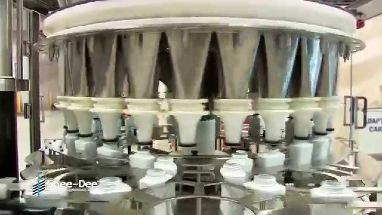 High Speed Rotary Filler By Spee-Dee - YouTube