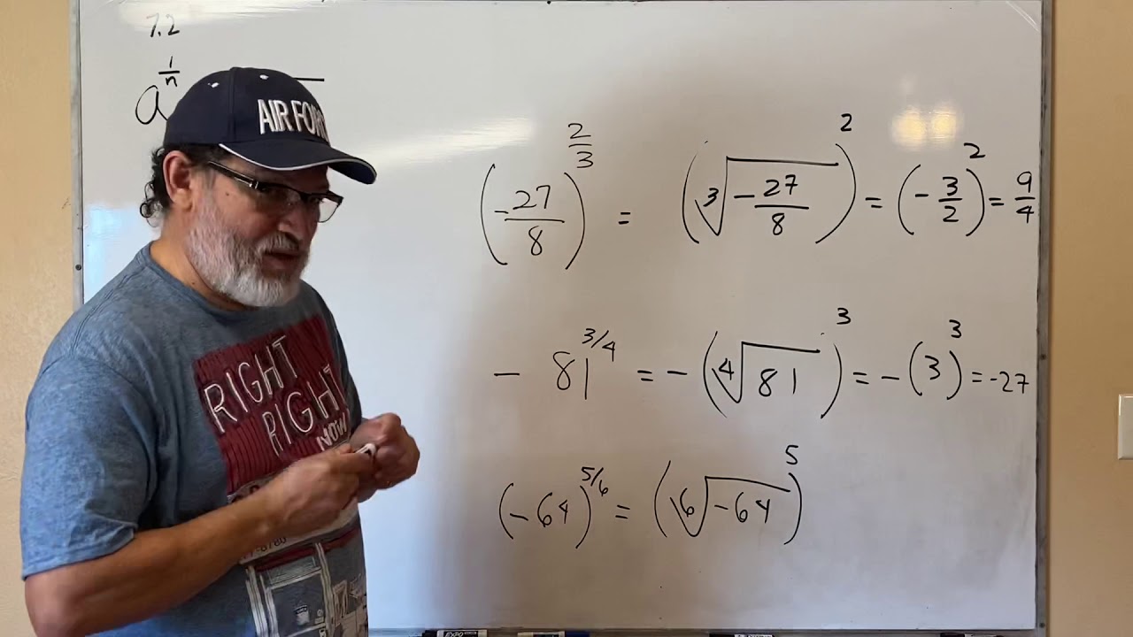 Math 35 Intermediate Algebra Sections 7.2, 7.4 - YouTube