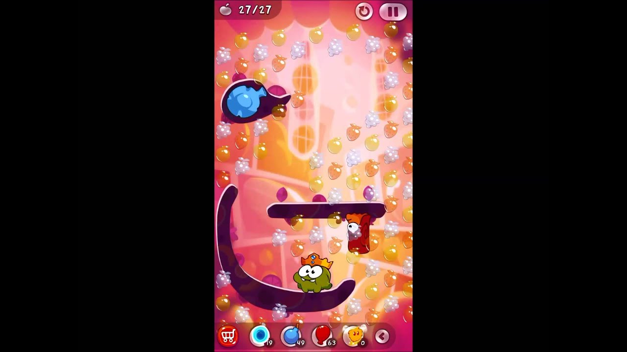 Cut the Rope 2 - Level 132 - Collect 27 fruit - YouTube