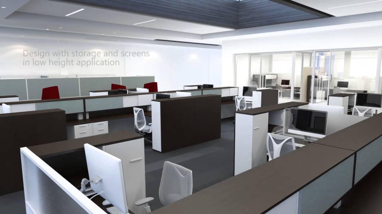 Teknion Expansion Desking Overview 2015 - iSpace Furniture - YouTube