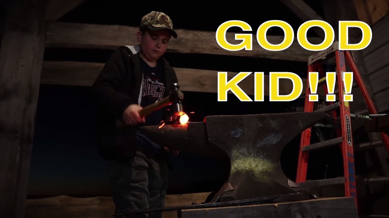 AMAZING 11 YEAR OLD BLACKSMITH!!!! - YouTube