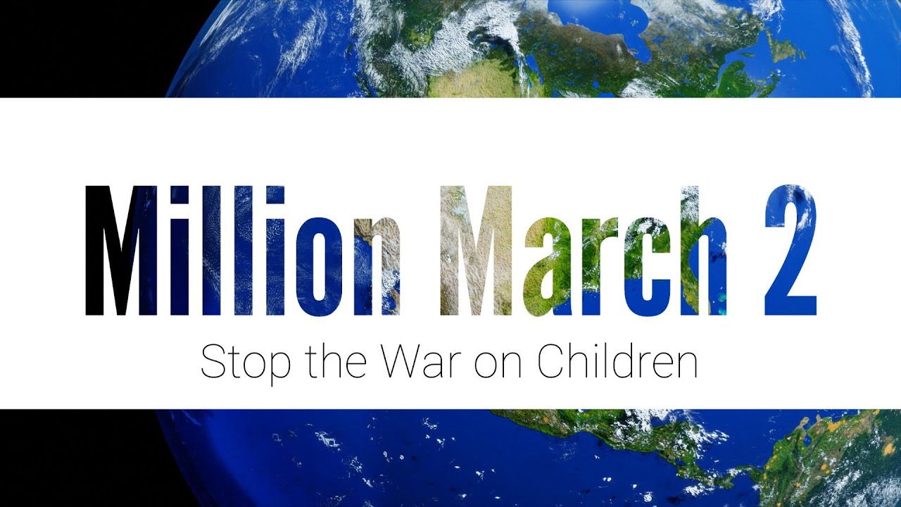 Million March Round 2- Stop the War on Children - YouTube