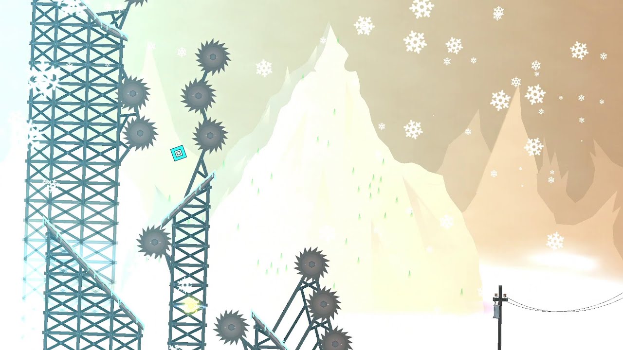 The 2.2 Geometry Dash Mountain Slide - YouTube