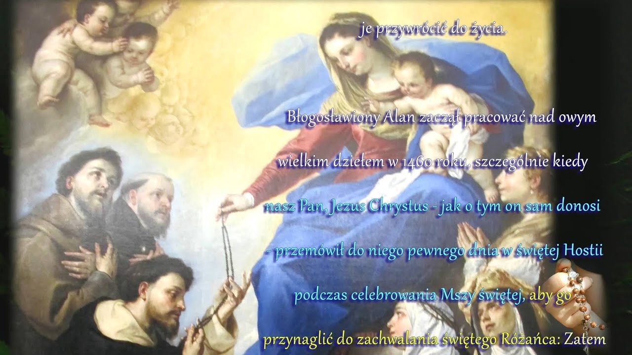 Przedziwny sekret Różańca Świętego - RÓŻANIEC I BŁOG. ALAN DE LA ROCHE ...