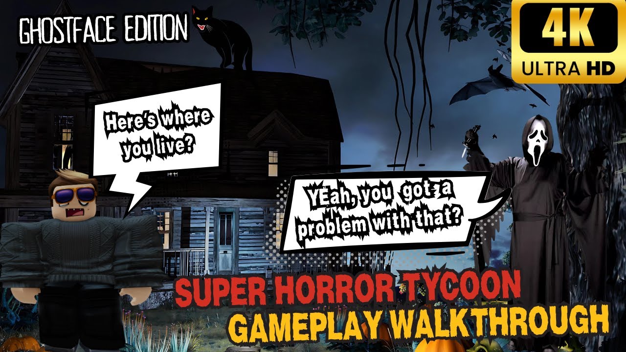 Let’s Create a GhostFace House in Super Horror Tycoon! - YouTube