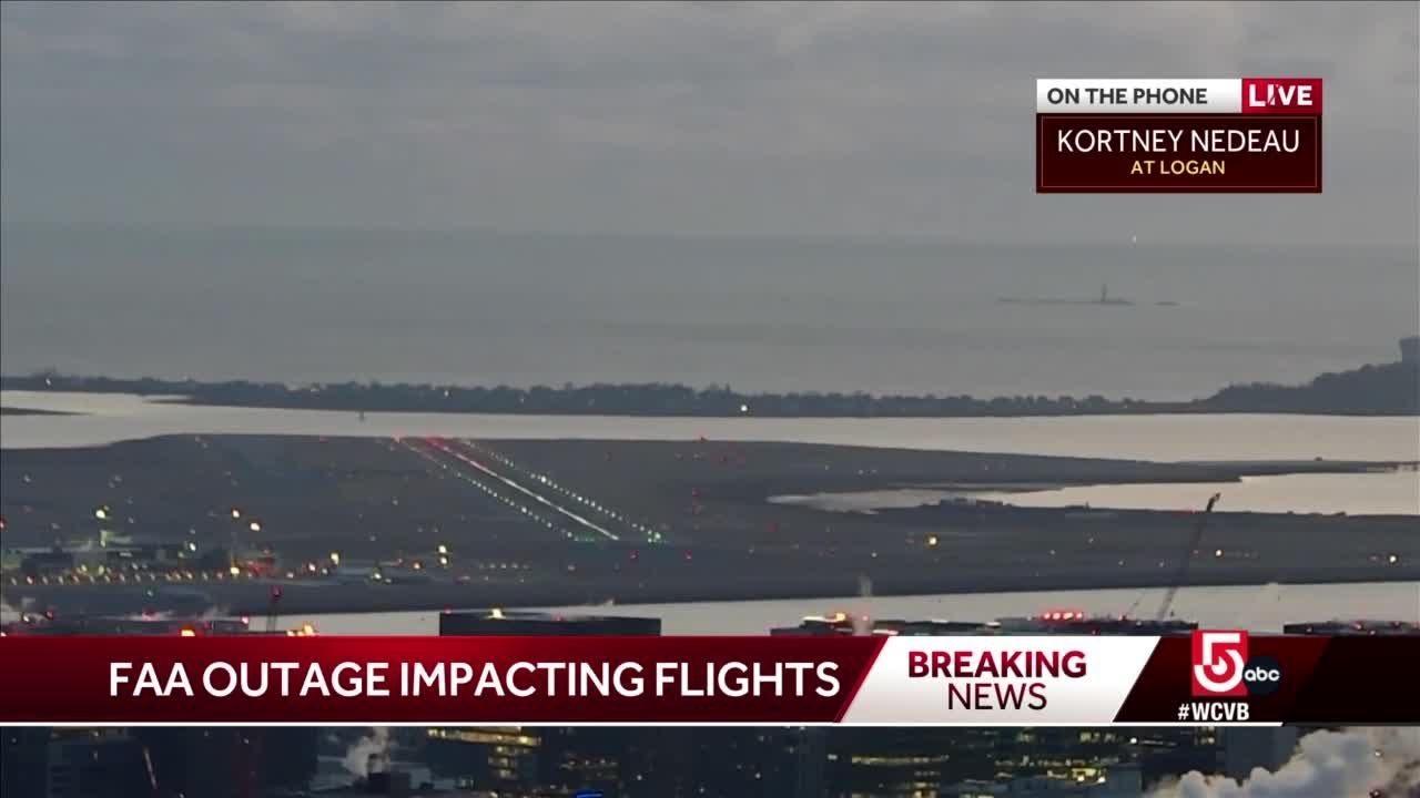 Passenger describes confusion over delays at Logan - YouTube