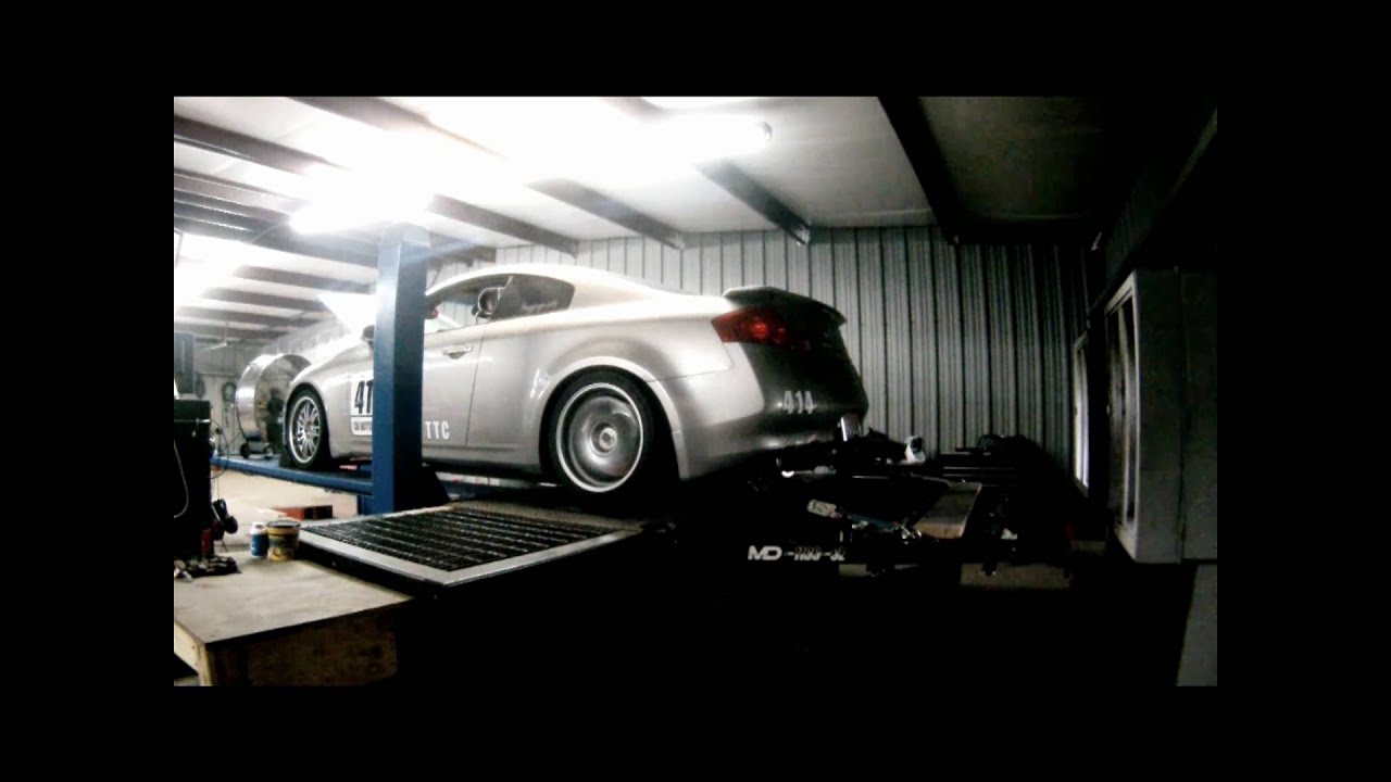 CIN Motorsports 03 G35 Track Car 1/4 mile run and Graph - YouTube