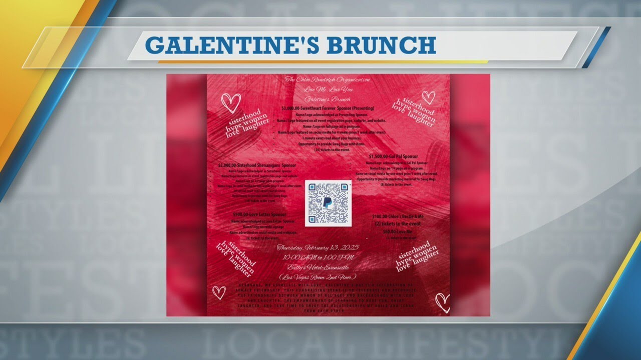 Chloe Randolph Foundation Galentines Brunch (1/16/2025) - YouTube