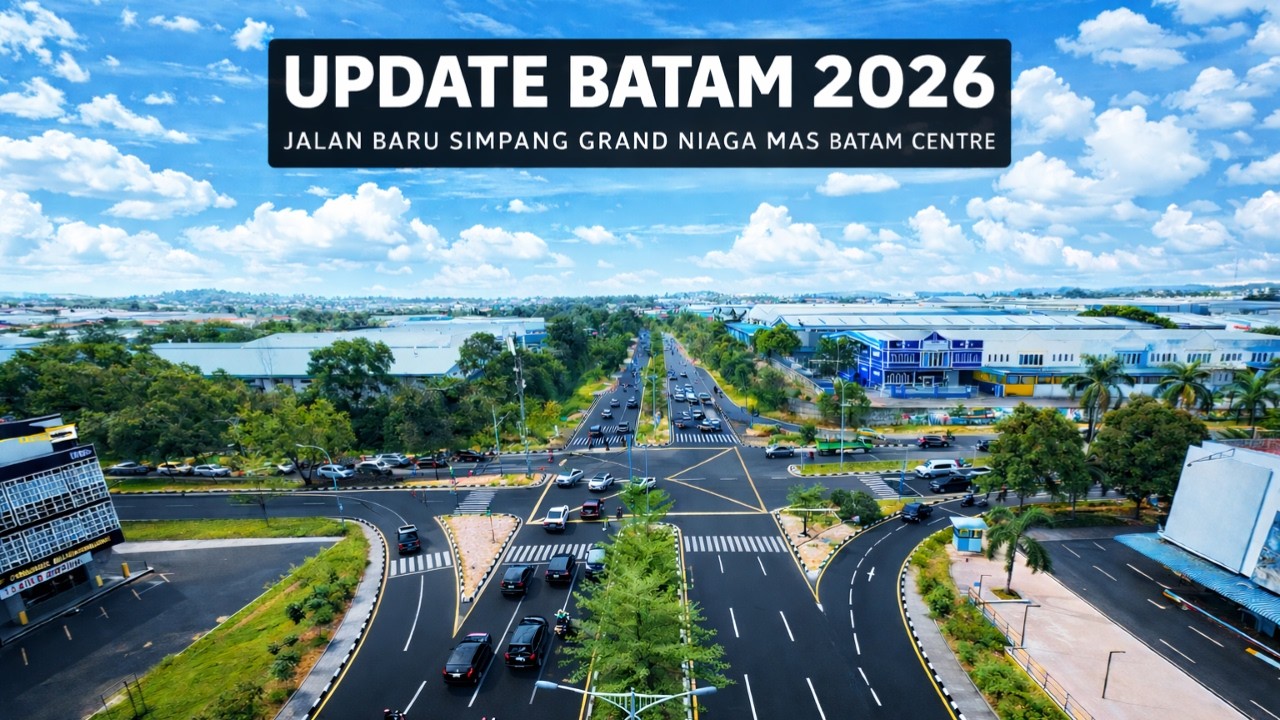 UPDATE BATAM 2026 Jalan Baru Batam Centre Simpang Grand Niaga Mas Makin ...