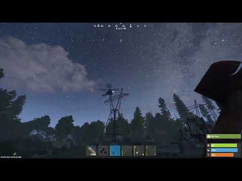 Rust start day 4 farming nodes b4 work - YouTube