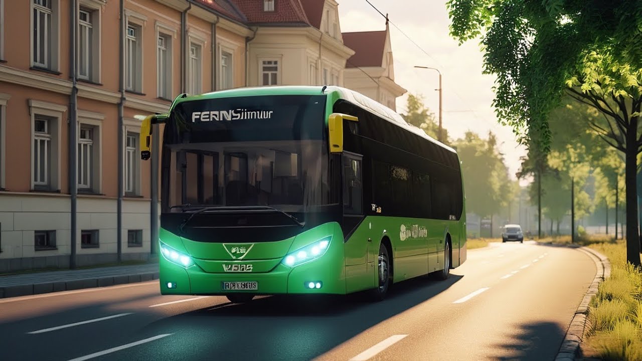 Fernbus Simulator | VDL Futura FHD2 122 - Morning Drive | Poland - YouTube