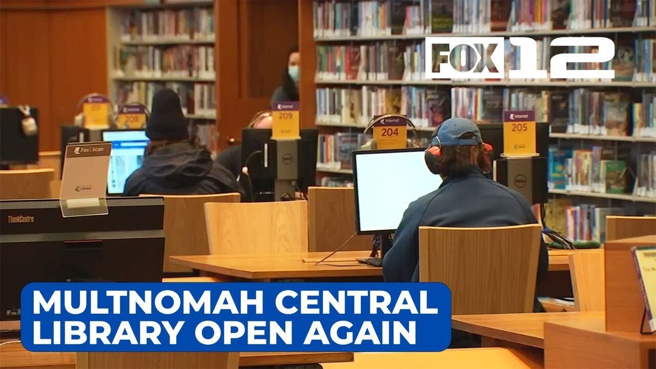Multnomah Central Library reopens after renovations in SW Portland ...