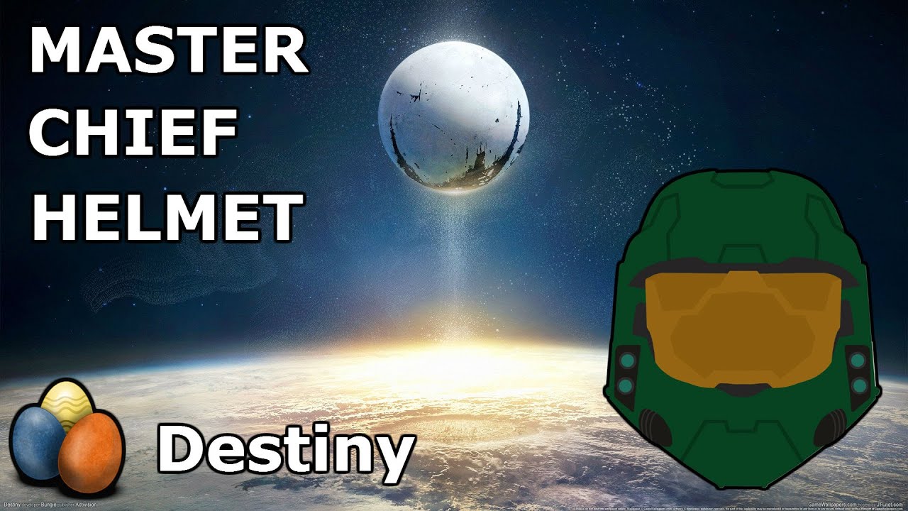 Destiny: Master Chief Helmet Easter Egg - YouTube