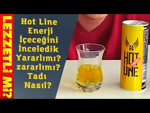Hot Line Enerji İçeceğini İnceledik Yararlımı? zararlımı?  Tadı Nasıl? / Lezzetli mi?