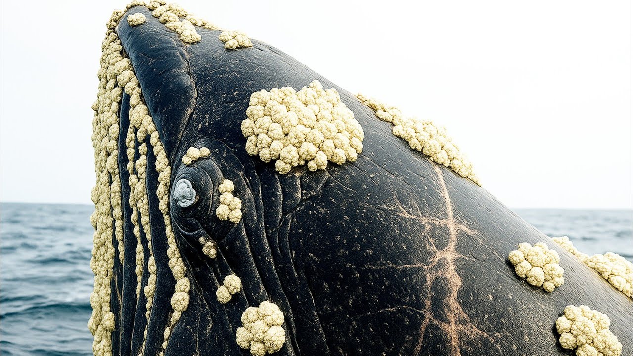 Freeing a Whale Suffering from a Mass of Suffocating Barnacles| Animal ...
