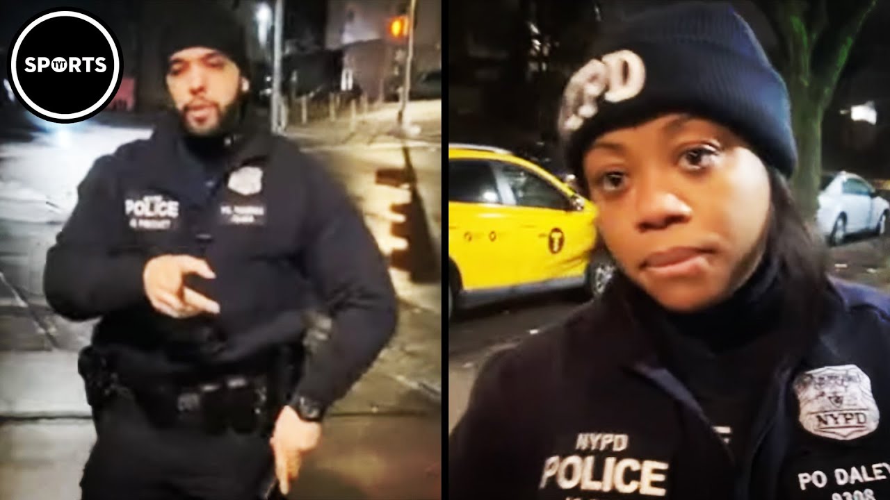 NYPD Cops Shamelessly Show Off Their Intimidation Tactics - YouTube