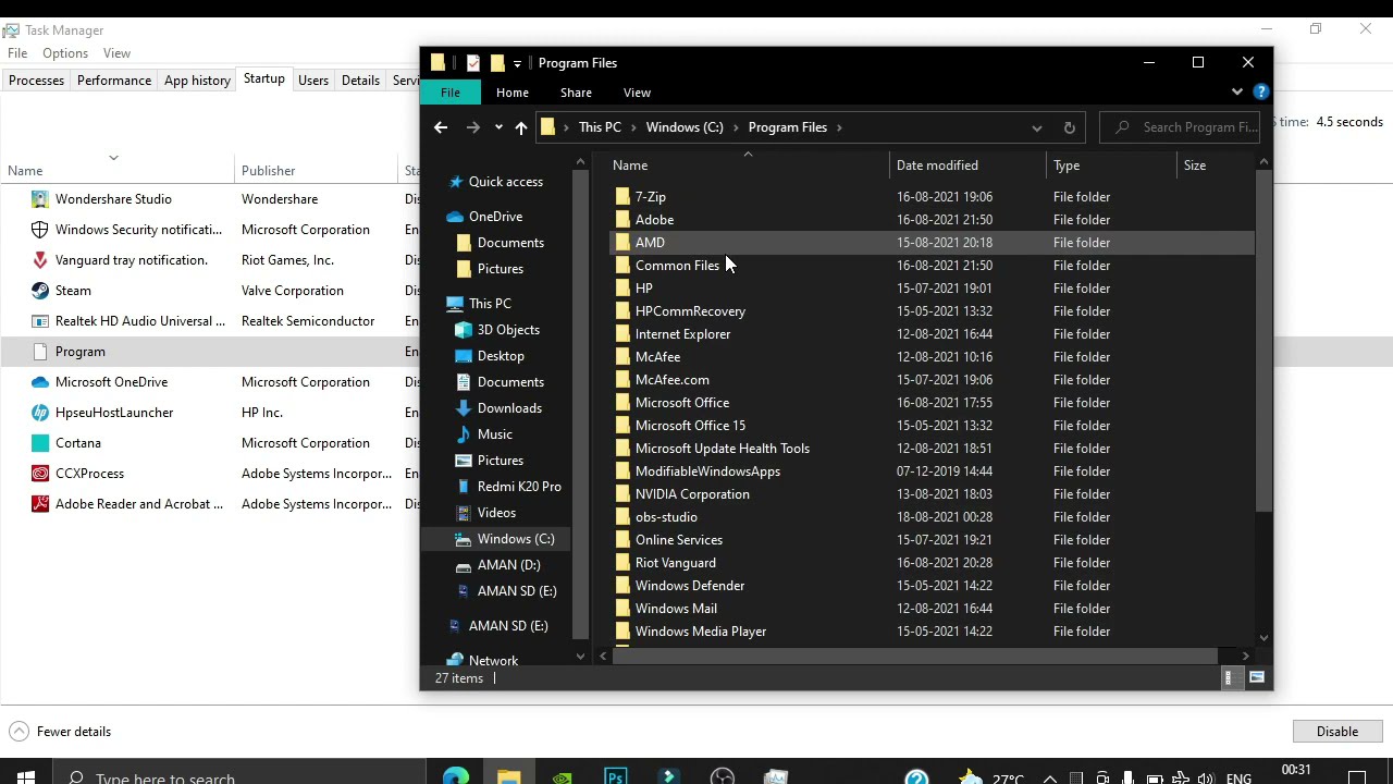 UNKNOWN FILE NAMED AS " Program " IN STARTUP IN THE TASKMANAGER 🤔| WTF ...