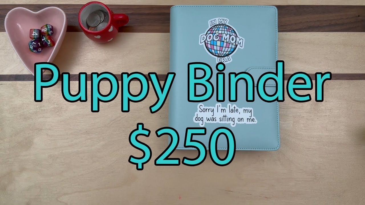 Puppy Binder | Cash Stuffing | $250 | Savings Challenges | Save To Give ...