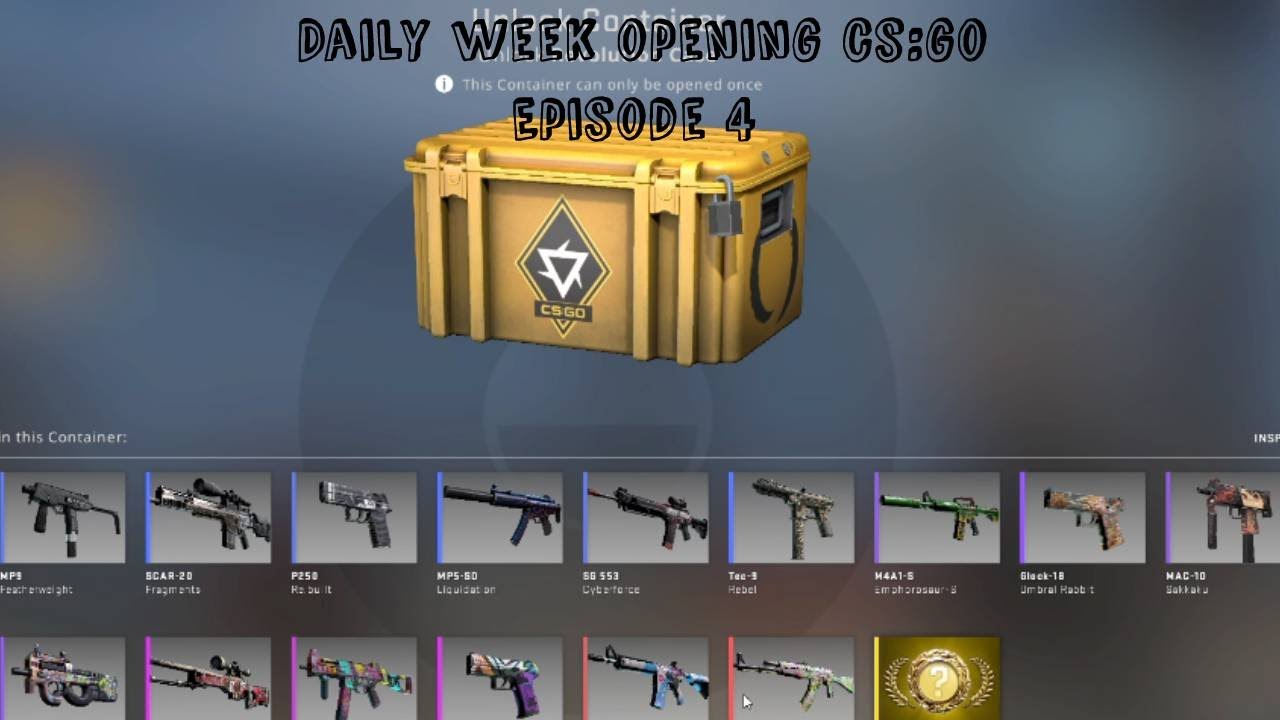 Daily week opening CS:GO until get something good (episode 3) - YouTube