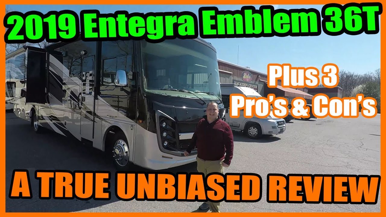2019 Entegra Coach Emblem 36T - Class A with Bunk Beds - YouTube