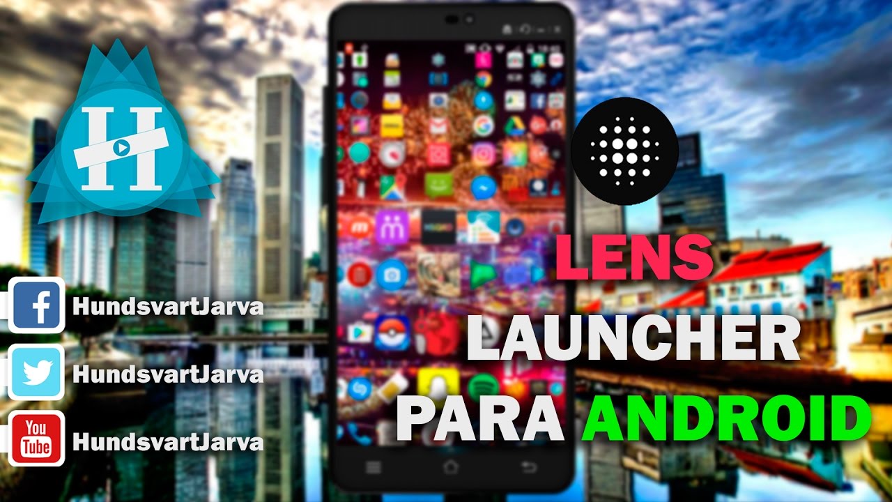LENS LAUNCHER | LAUNCHER ANDROID @HundsvartJarva - YouTube