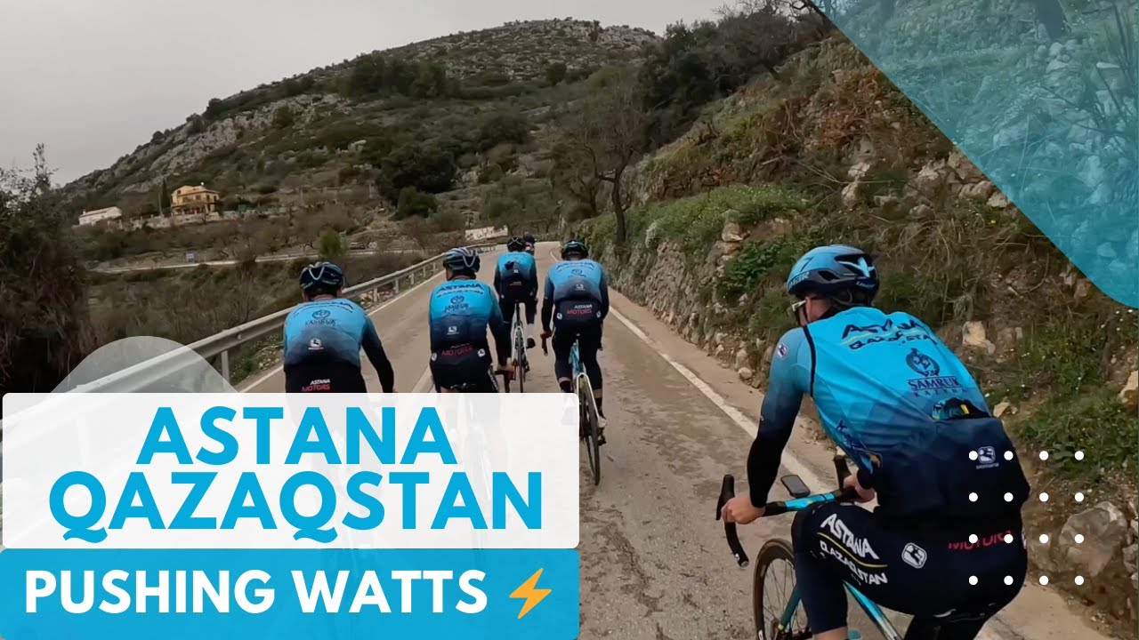 On the Road with Astana Qazaqstan Team | Winter Training Camp in Spain ...