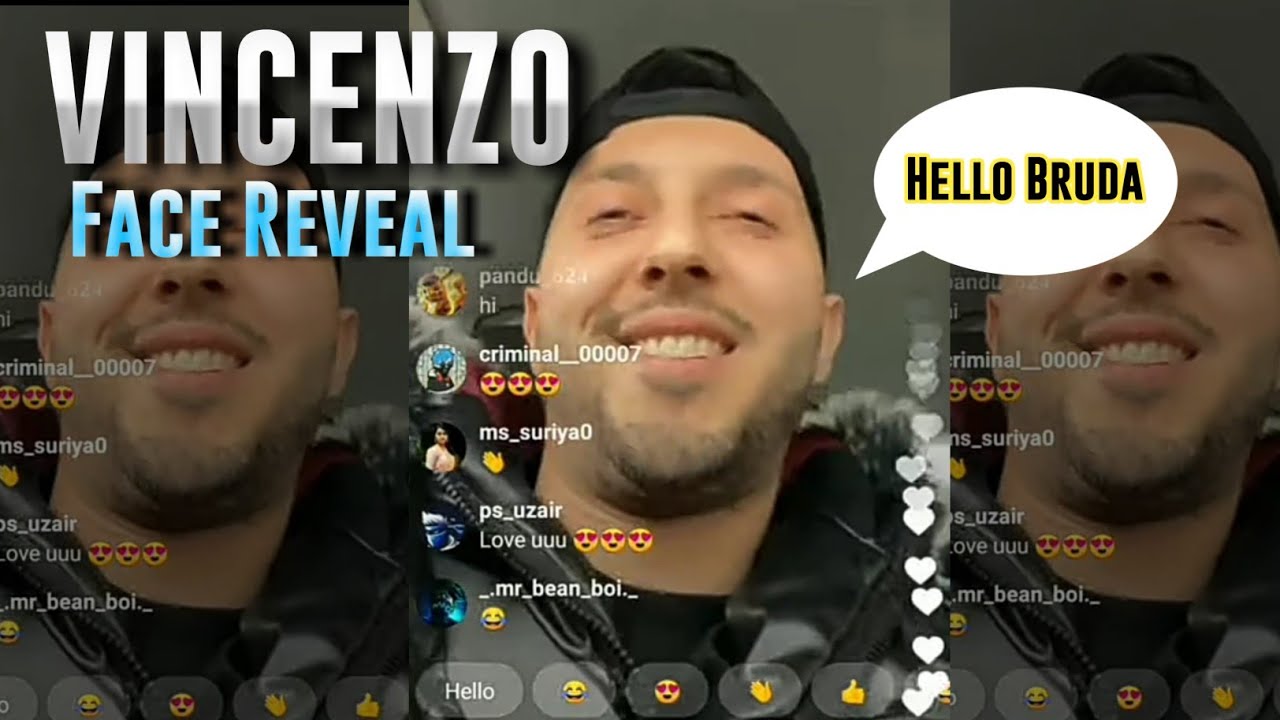 VINCENZO FACE REVEAL First Time 😍 Instagram Live ️ - YouTube