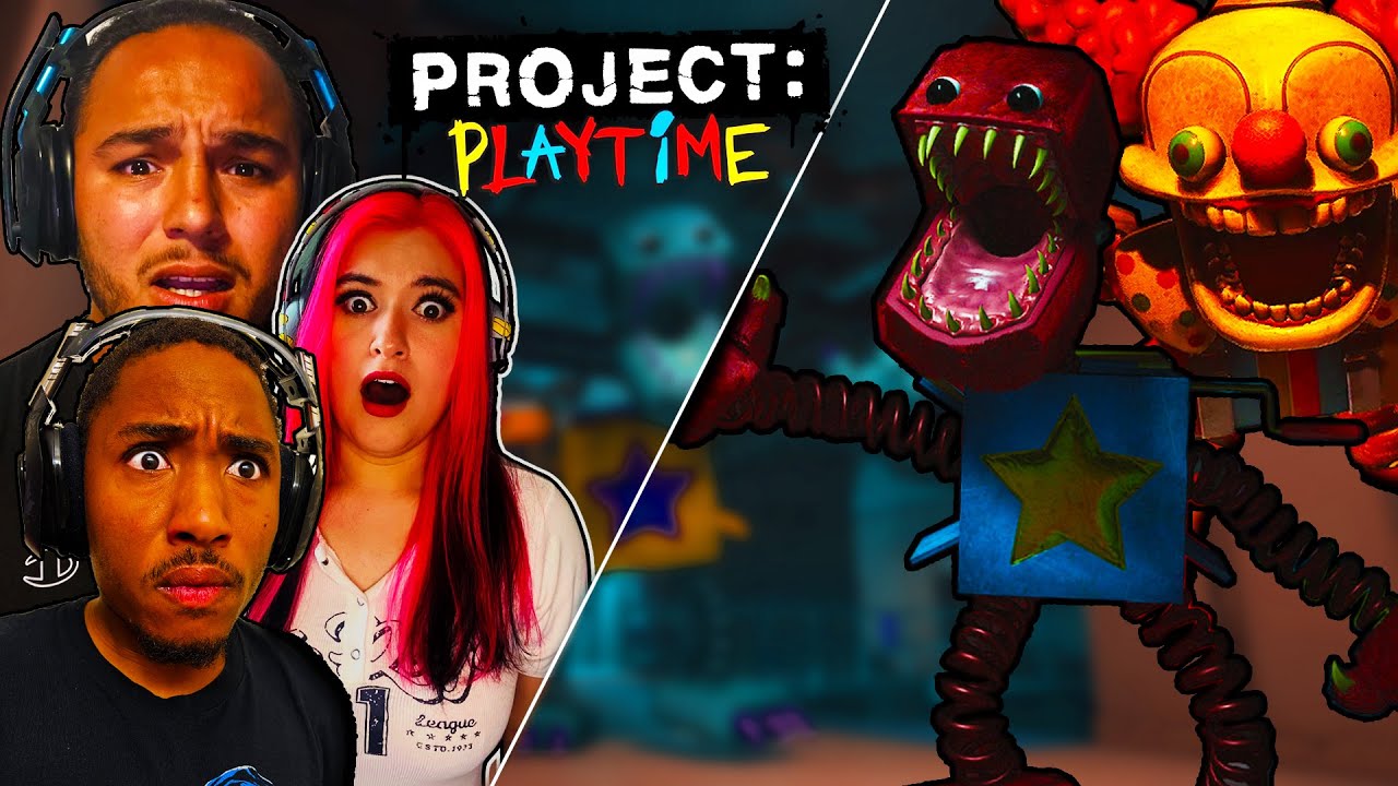 trapped inside a toy factory with ANIMATRONICS! [Project Playtime ...