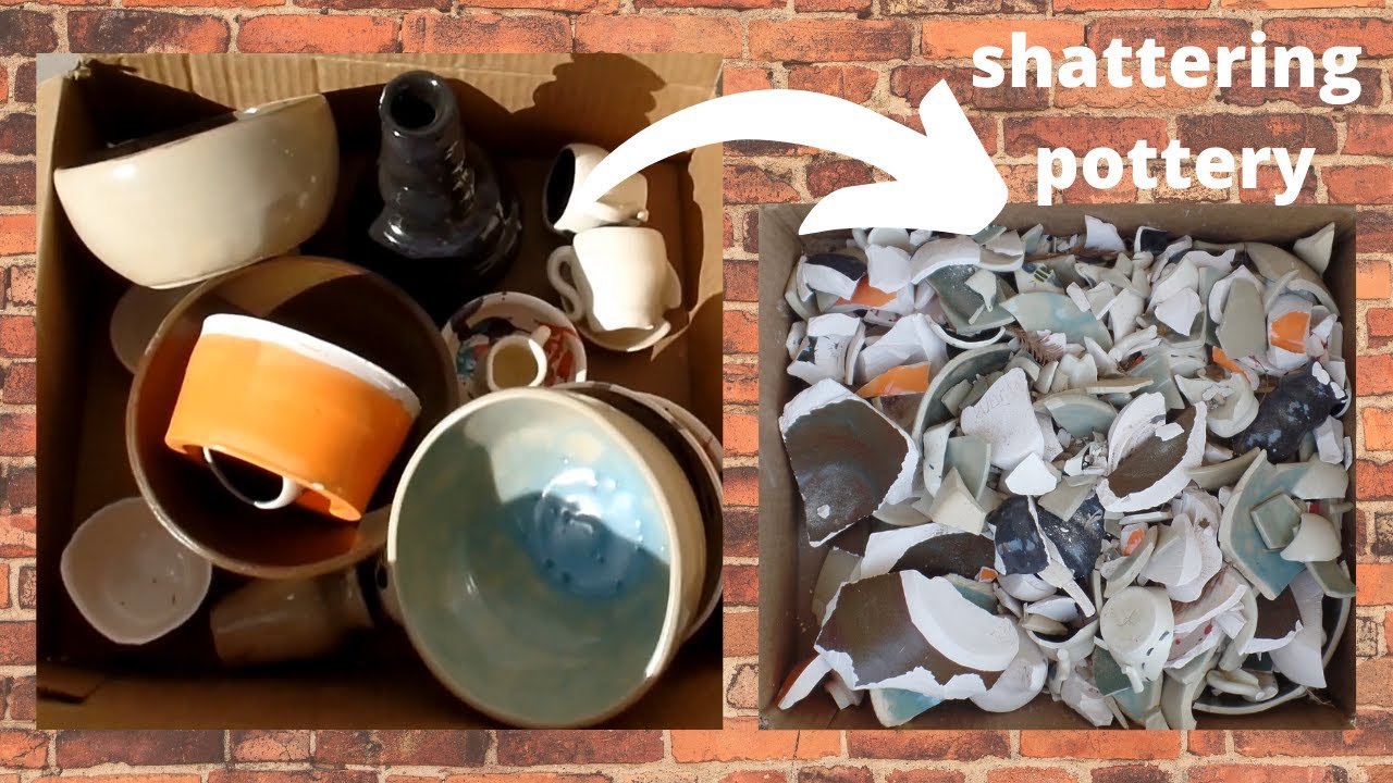 Shattering Pottery Rejects - YouTube