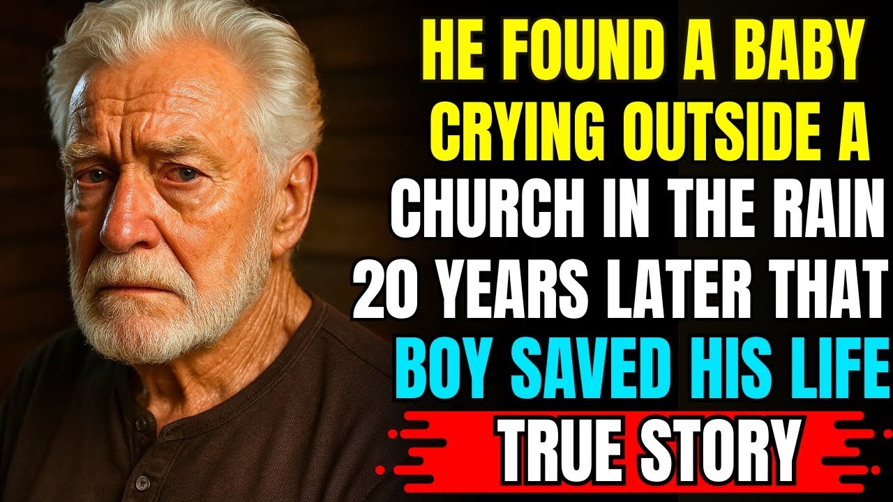 He Found A Baby Crying Outside A Church In The Rain… Twenty Years Later ...