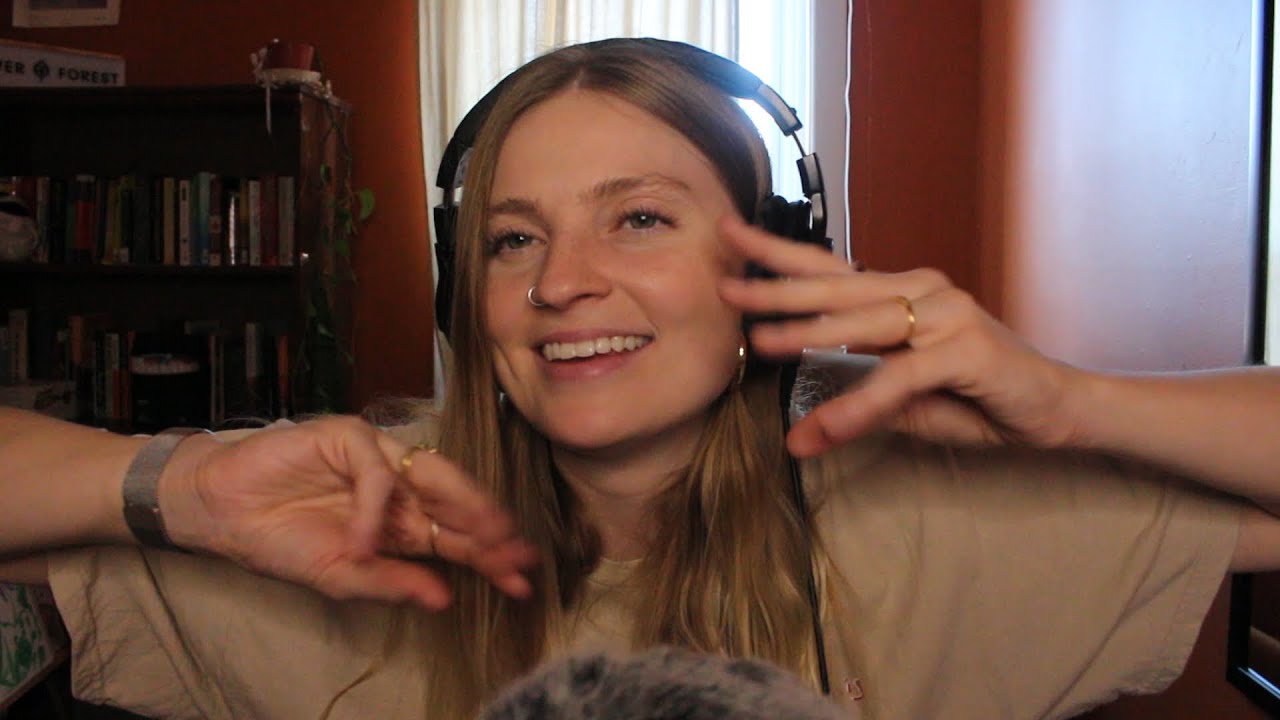 ASMR tapping and hand movements - YouTube