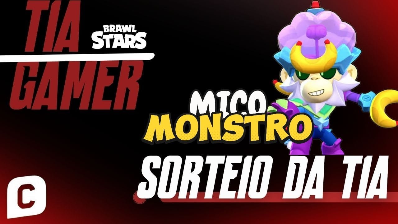 SORTEIO DA SKIN DO MICO MONSTRO | ARENA BRAWL | LIVE DA TIA GAMER | # ...