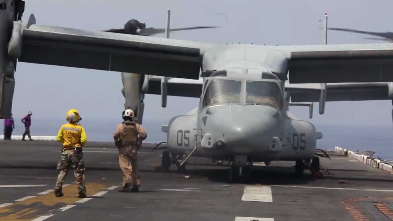 Great Footage of Takeoff and Aerial Refueling of MV-22 Ospreys and ...