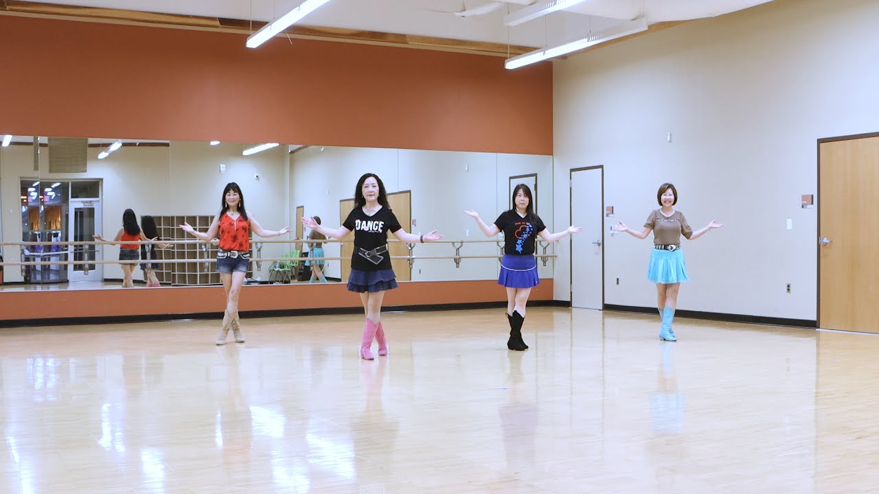 Tonight You're Lucky - Line Dance (Dance & Teach) - YouTube
