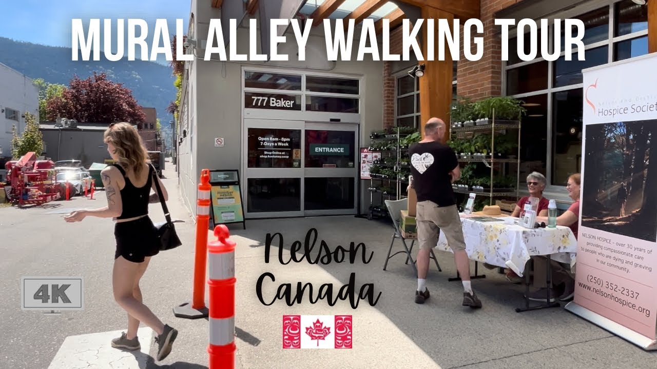 Where the Locals Walk! Tour the Art Murals in Downtown Nelson, BC ...